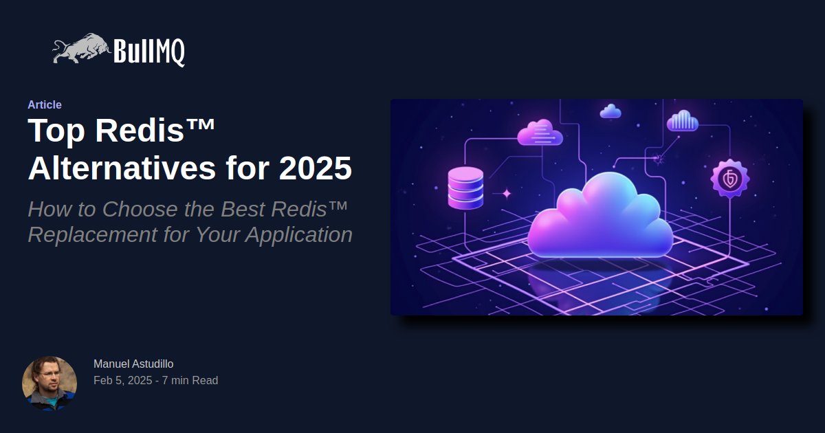 Top Redis™ Alternatives for 2025 | BullMQ
